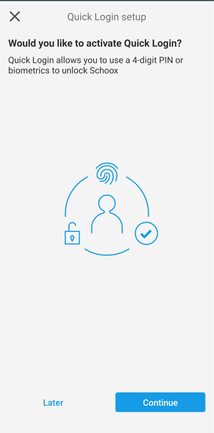 Quick Login Activation [mobile app] – Schoox