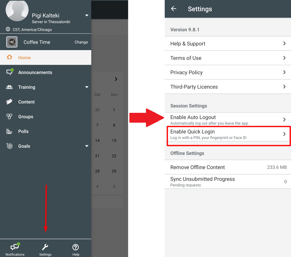 Quick Login Activation [mobile app] – Schoox