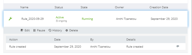Tracking Automated Training Rules Schoox