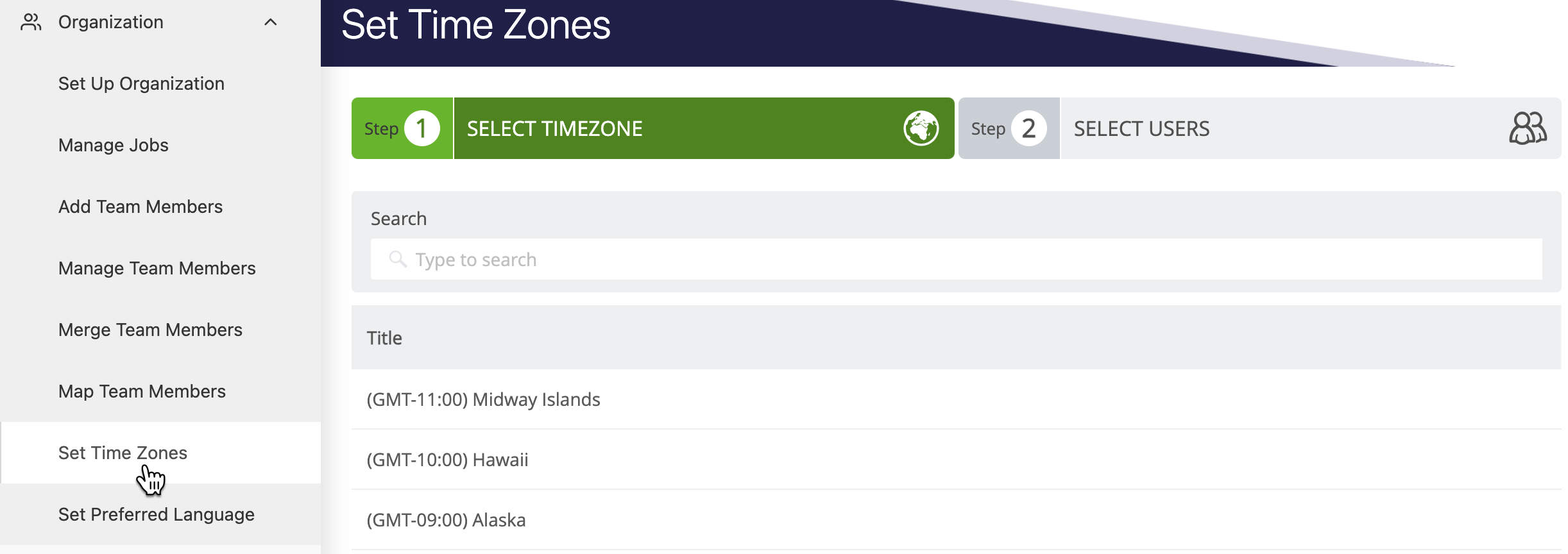 Bulk Updating Users' Preferred Time Zone – Schoox