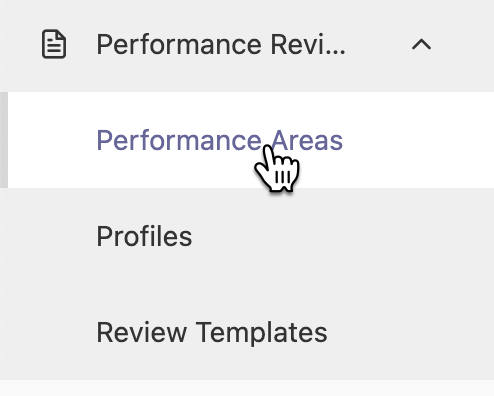 Creating Custom Performance Areas for Reviews – Schoox