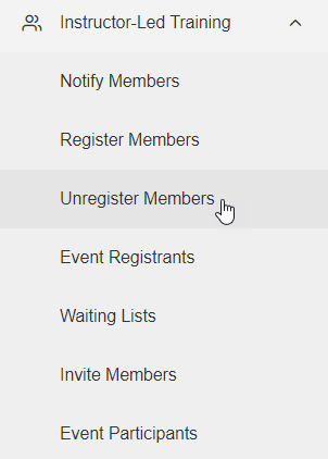 Unregistering Users from an Event – Schoox