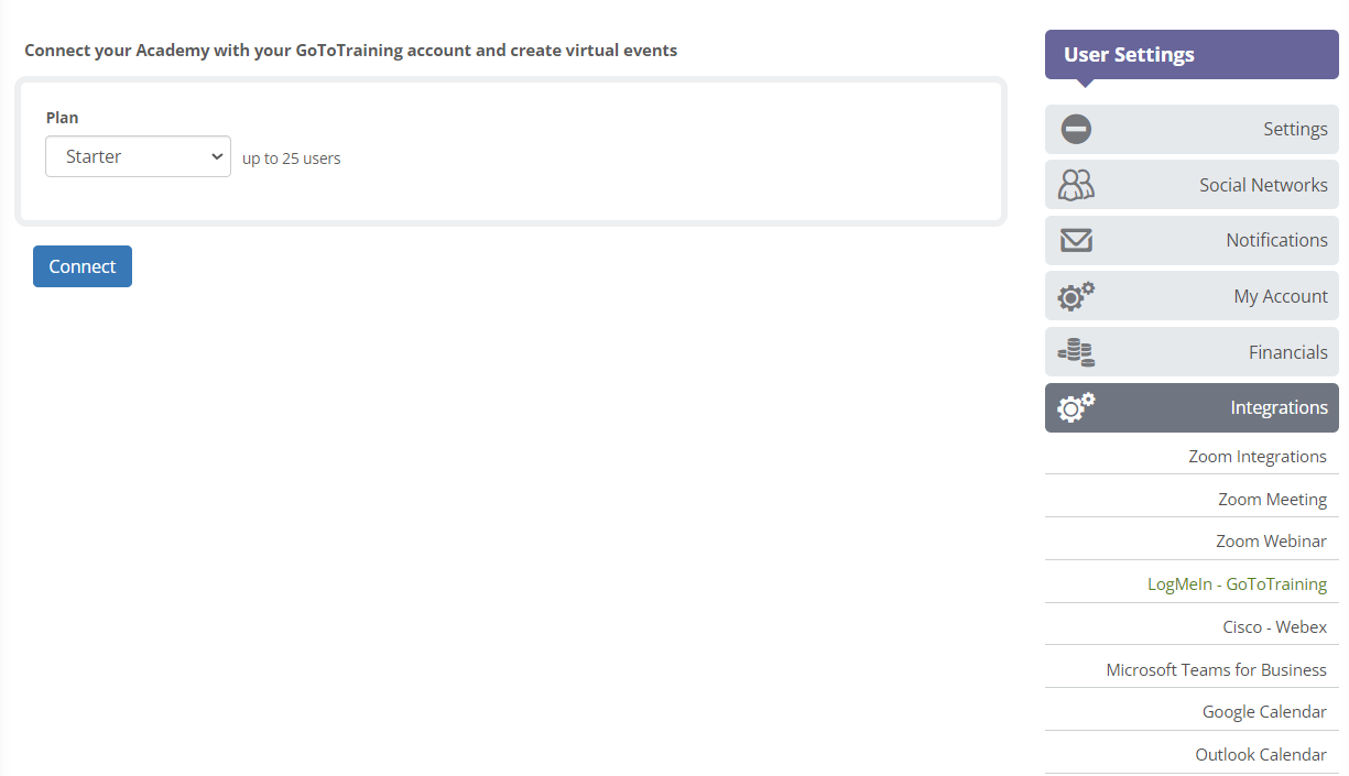 Connecting Personal GoToTraining Account – Schoox Sigma